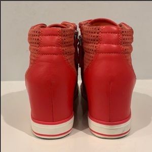 Dkny | Shoes | Dkny Cindy Lser Popsicle Suede Sneaker Sz 385 | Poshmark